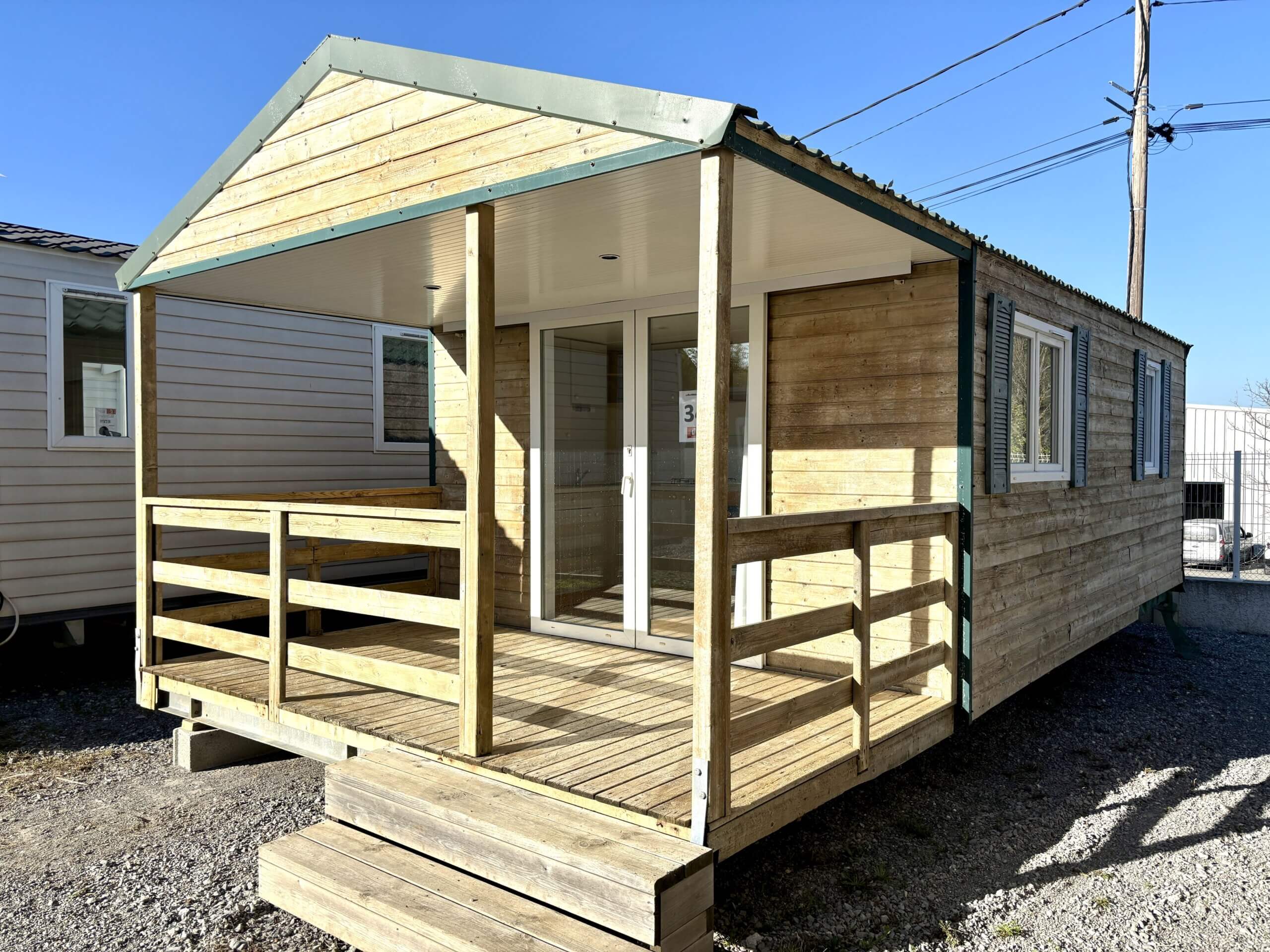 Achat mobil home LOUISIANE Méditerranée BOIS 2 chambre(s) - 32 m² - 10 ...